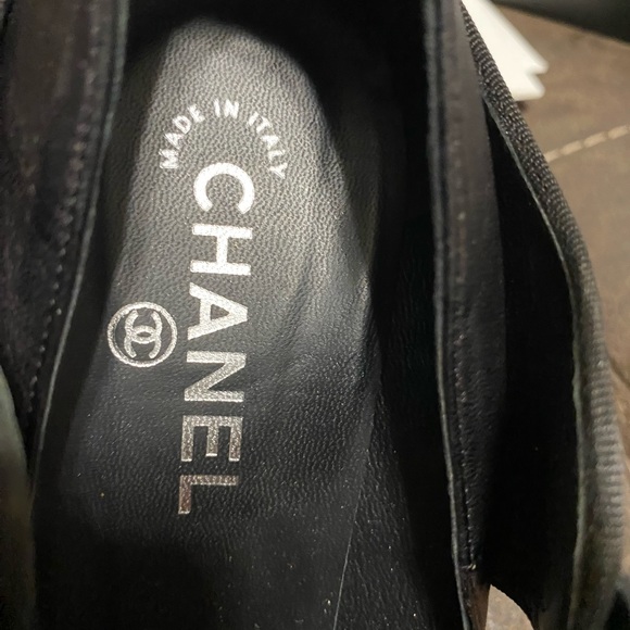 CHANEL | Shoes | Chanel New Vintage Ladies 95s Design Double Tone Side ...